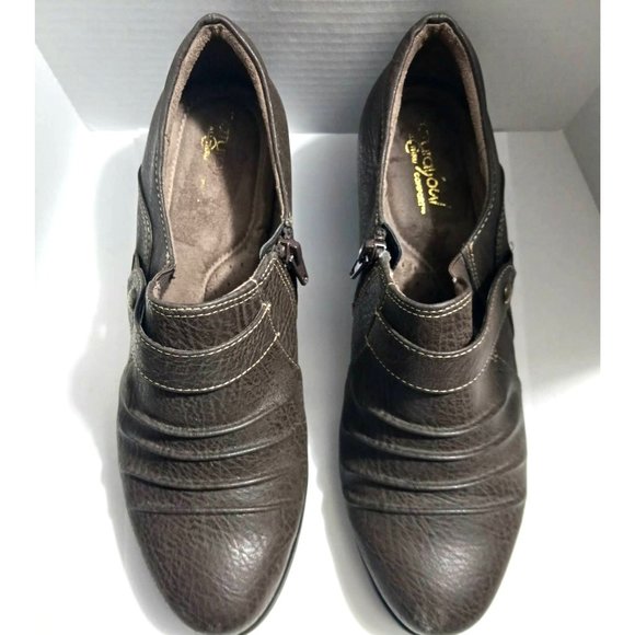 Natural Soul | Shoes | Naturalsoul Allthru Comfort Pleated Side Zipper ...
